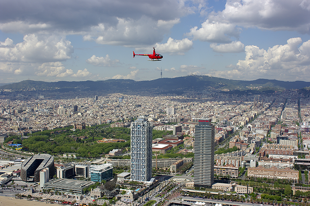 Barcelona helicopter tour - Barcelona Helicopters